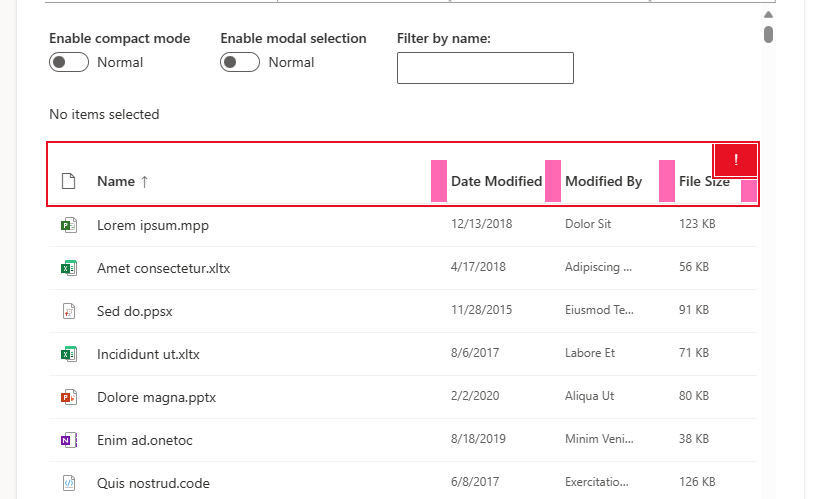 [Bug]: Fast Pass accessibility tool (Accessibility insights for web) marks Detailslist as not ...