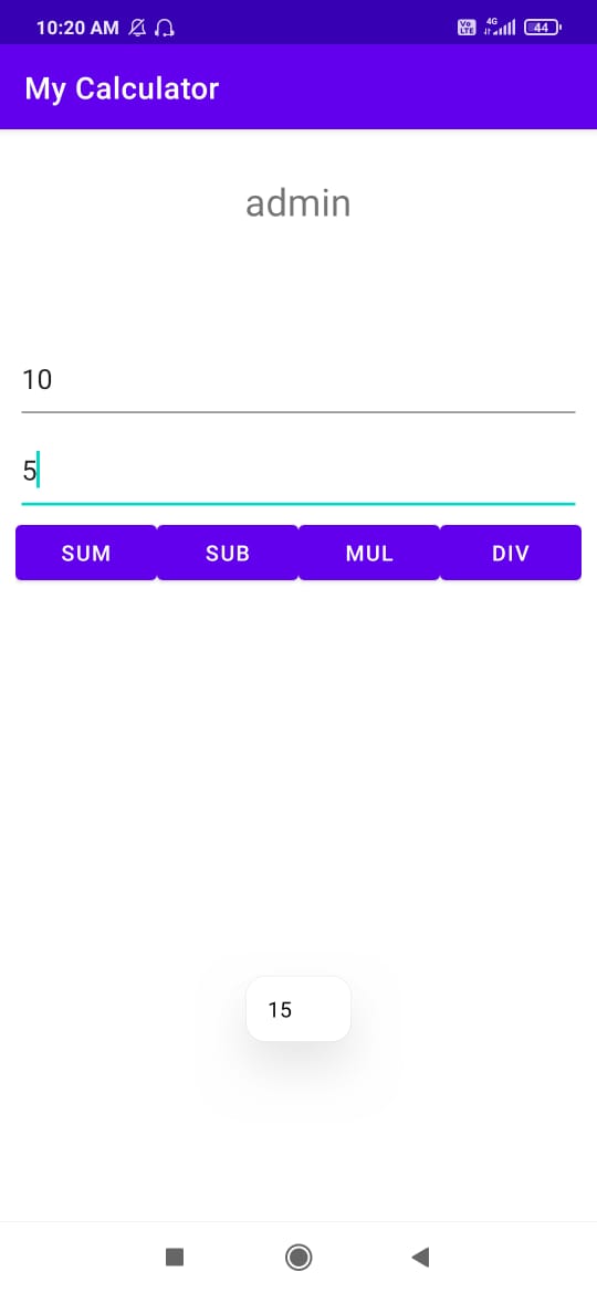 GitHub - dhirajsawant/User-Login-With-Calcultor