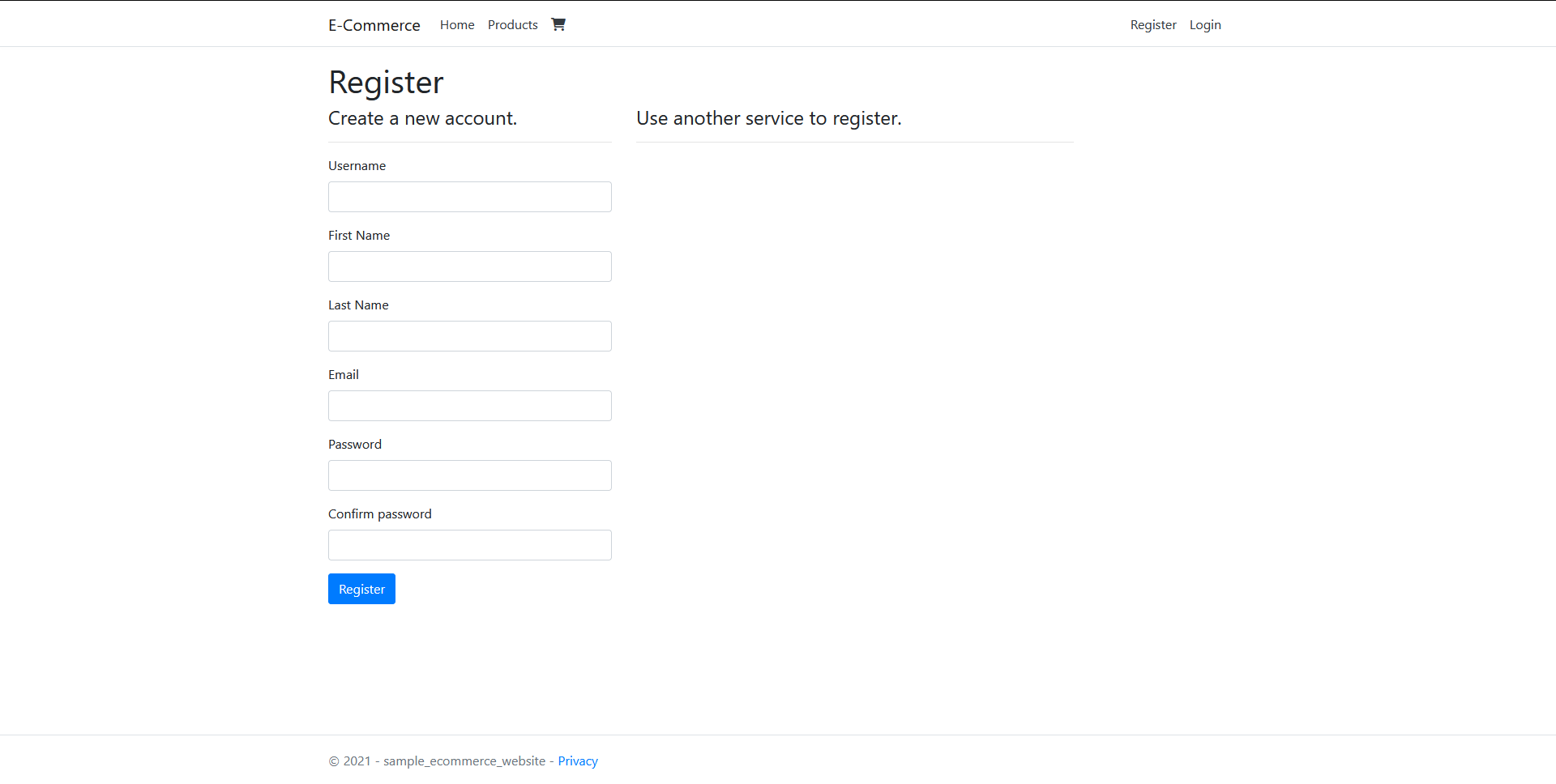 GitHub - GoodestUsername/sample_ecommerce_website: Sample Ecommerce ...