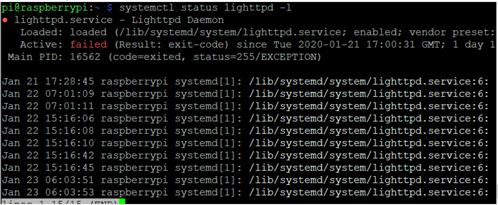 Problem with webservers (Lighttpd not working) · Issue #3116 · pi-hole/pi-hole · GitHub