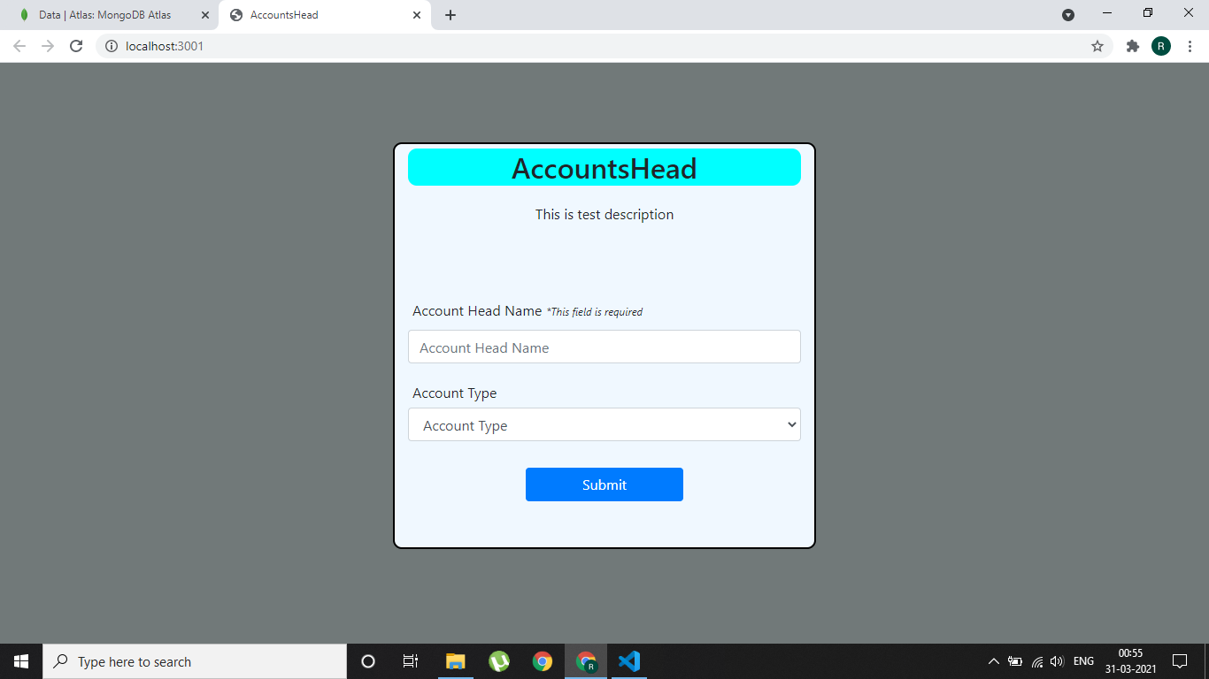 GitHub - Maverick9062/MERN-Stack-app: Simple Registration Form