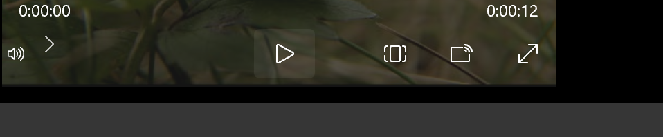 MediaPlayerElement button hover visuals only cover top half of buttons · Issue #4603 · microsoft ...