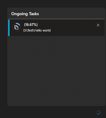 Pop out status center to compact overlay window · Issue #4627 · files ...