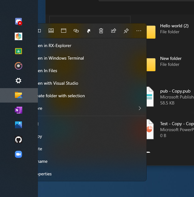 CommandBarFlyout content extends beyond the taskbar · Issue #4881 · microsoft/microsoft-ui-xaml ...