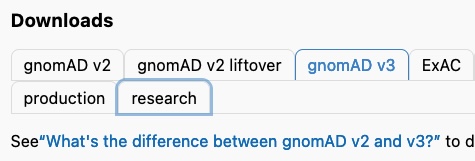 Figure out Production/Research dichotomy on Downloads Page · Issue #1020 · broadinstitute/gnomad ...