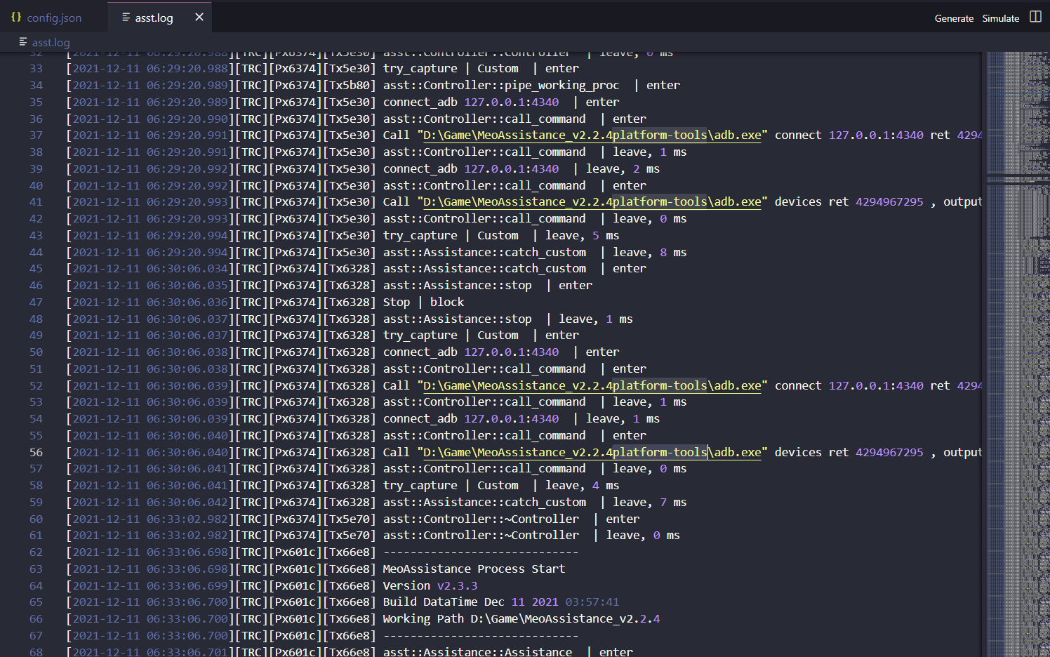 自动更新到2.3.3版本后连不上模拟器 · Issue #66 · MaaAssistantArknights ...