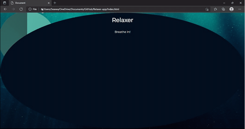 GitHub - seasea19/Relaxer-app