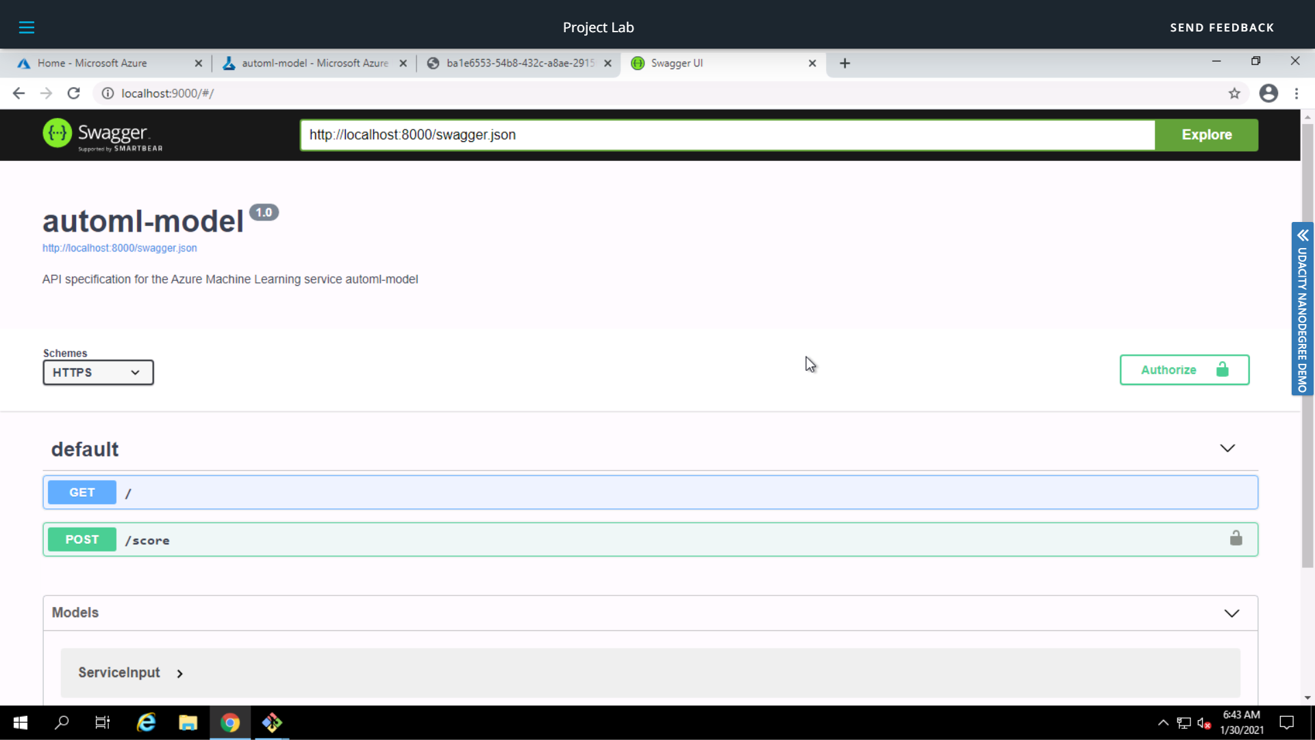 GitHub - manas-v/Operationalizing-Machine-Learning: This project is part of the Udacity Azure ML ...