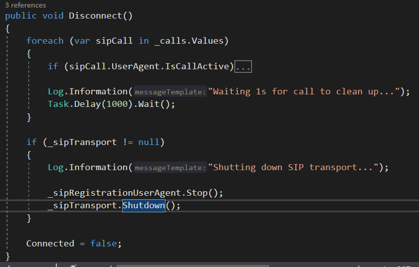 _sipTransport.Shutdown() doesn't unregister the extension · Issue #562 · sipsorcery-org ...