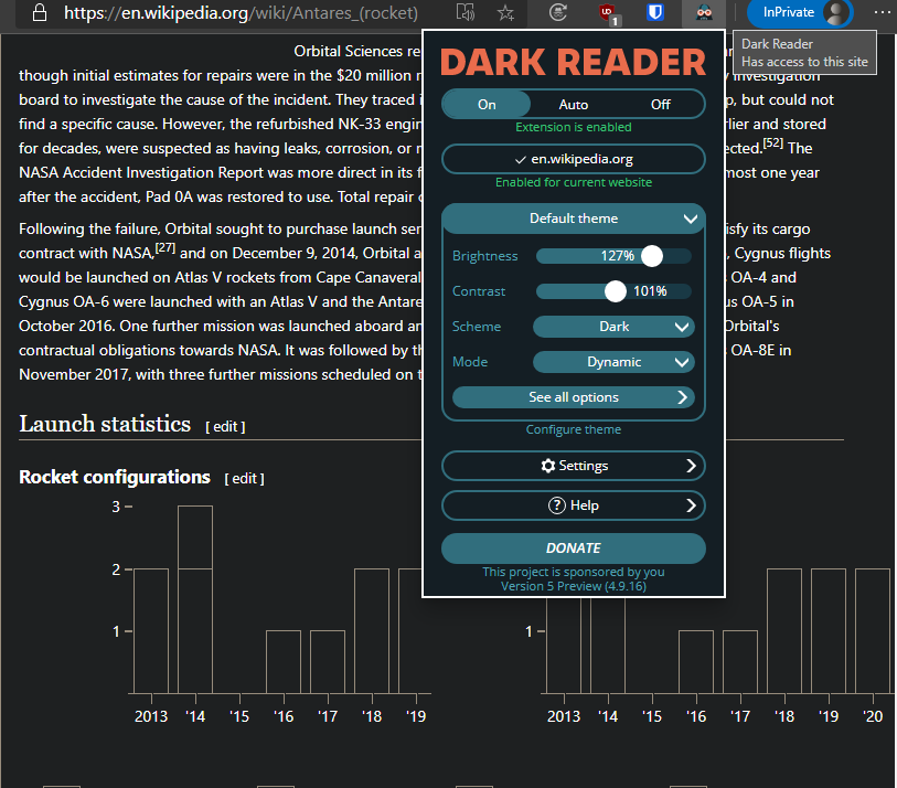 [BUG] Dynamic theme is completely broken · Issue #3353 · darkreader/darkreader · GitHub