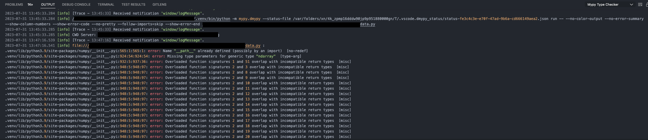 Extension Reports A Large Number Of Non Existant Errors · Issue 94 · Microsoftvscode Mypy · Github