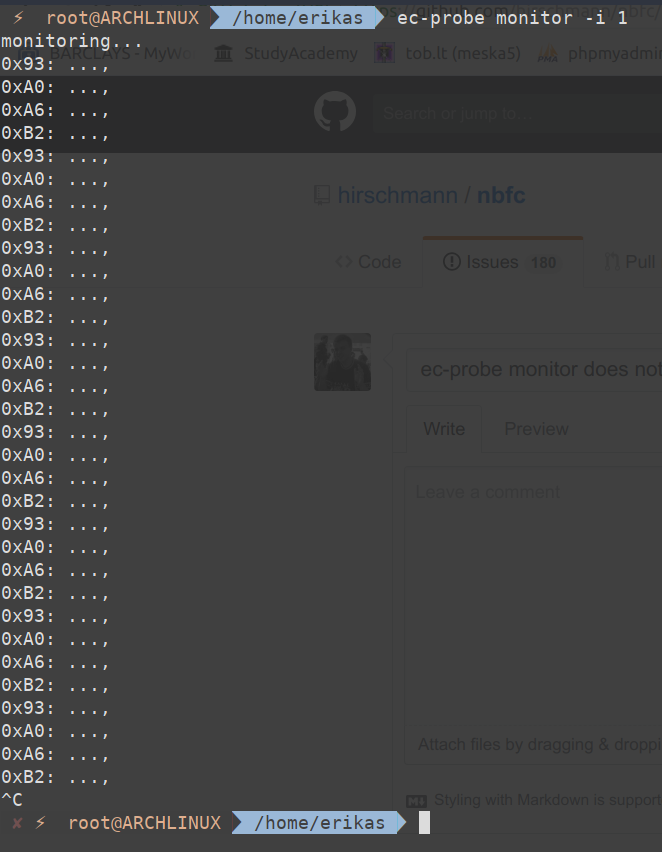 ec-probe monitor does not work on Linux (list goes downwards) · Issue #535 · hirschmann/nbfc ...