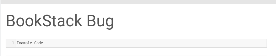 Bug: The code box isn't working properly in 0.17.4 · Issue #456 · BookStackApp/BookStack · GitHub