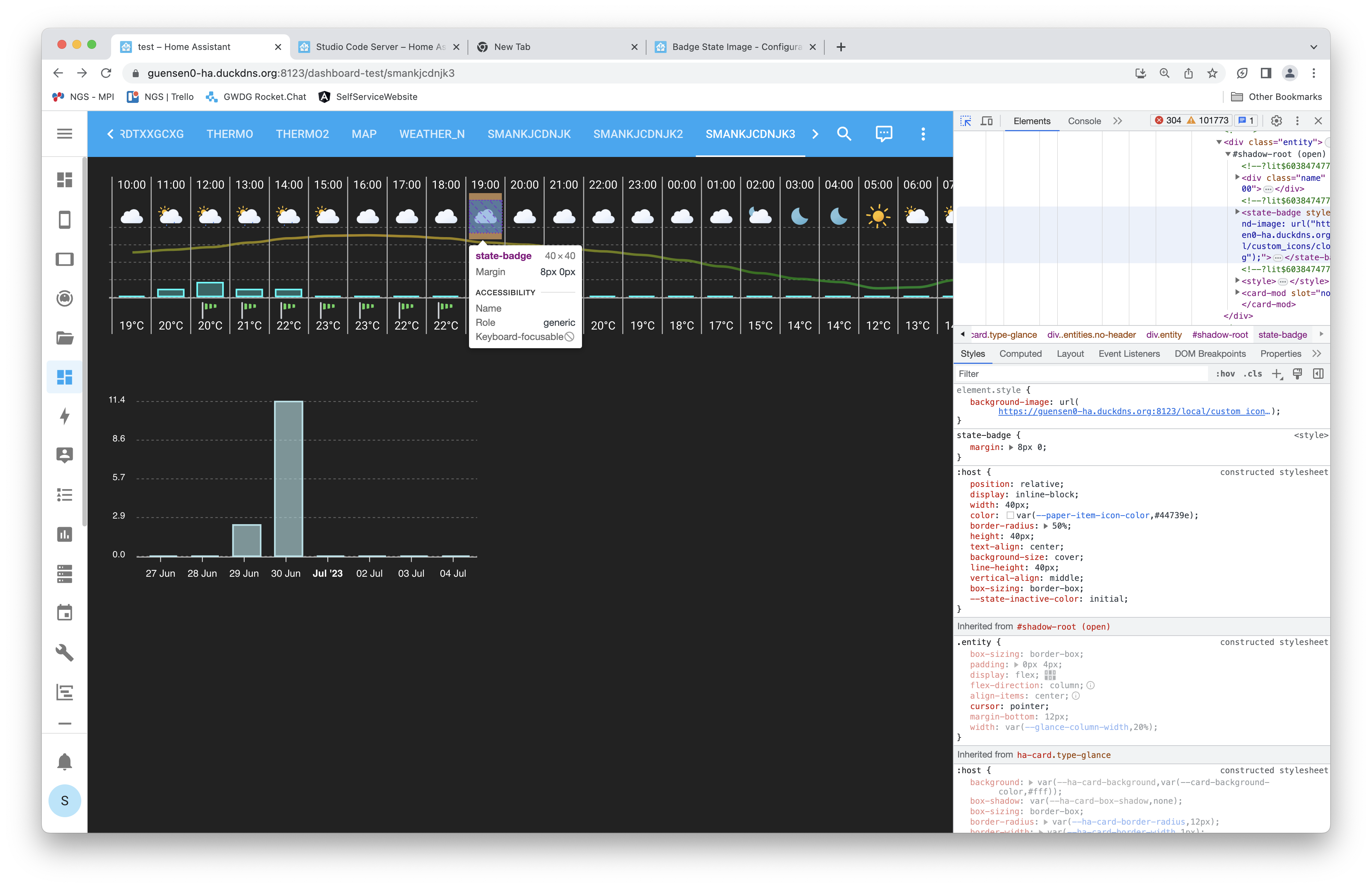cannot access an element · Issue #286 · thomasloven/lovelace-card-mod · GitHub
