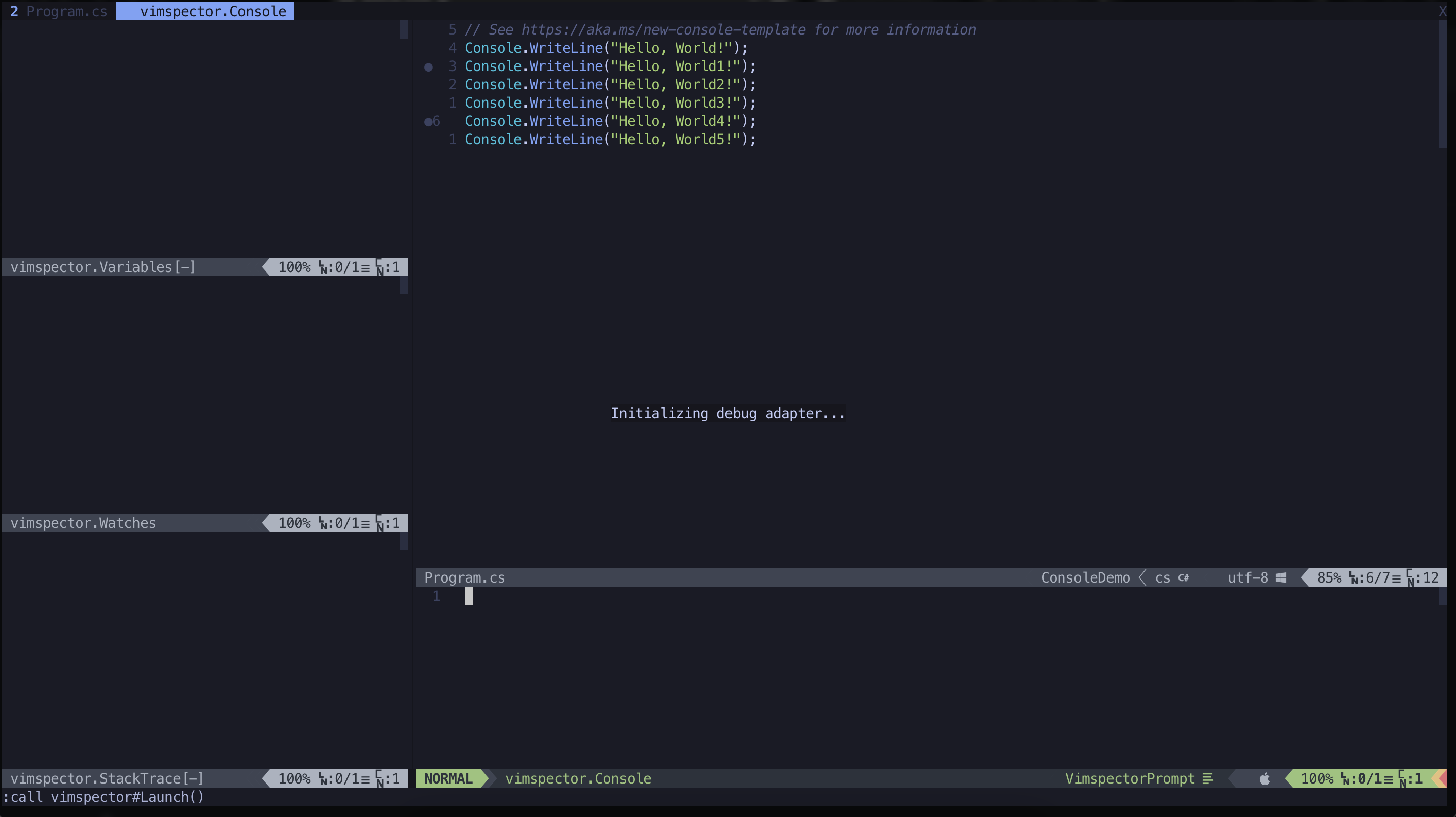 Failed command 'configurationDone' : 0x80131c3c · Issue #98 · Samsung/netcoredbg · GitHub