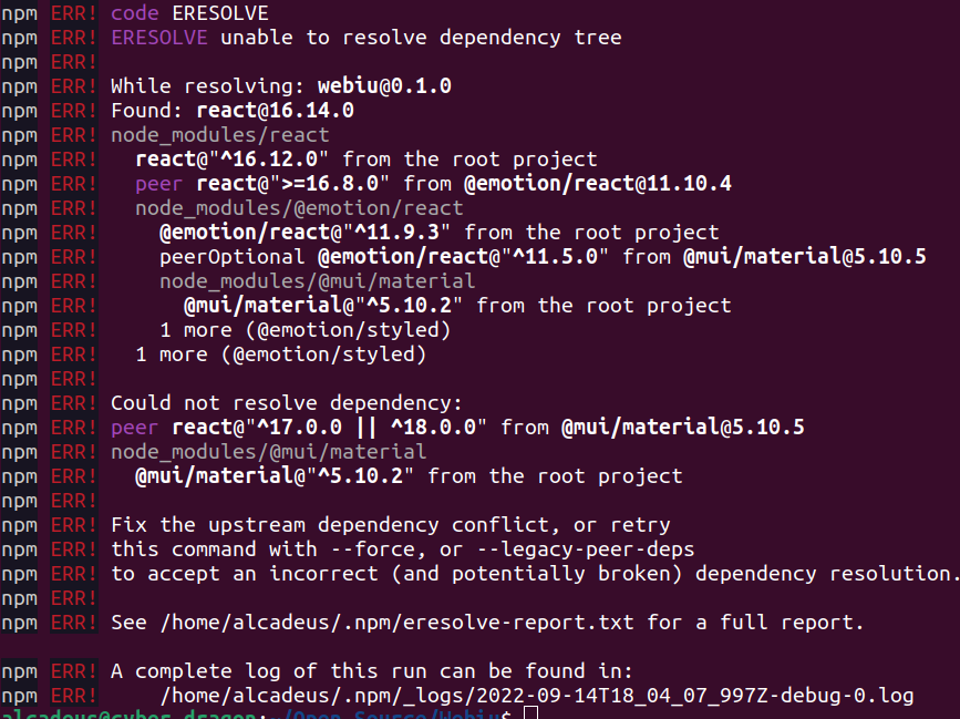 Unable To Install · Issue 381 · Scorelabwebiu · Github 