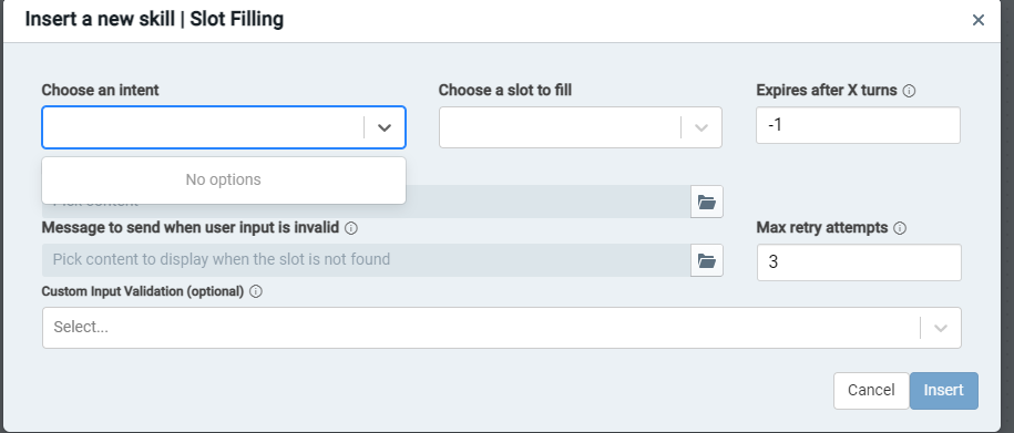 [BUG] Slot Filling and Disabled NLU · Issue #1216 · botpress/v12 · GitHub