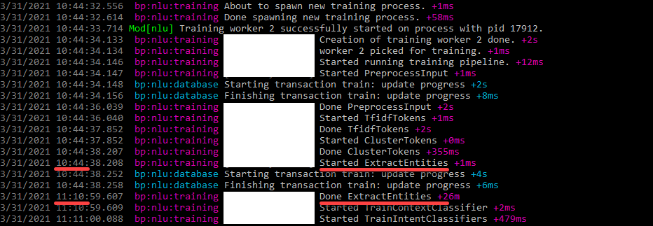 [FEATURE] Improved entity training time · Issue #1303 · botpress/v12 · GitHub