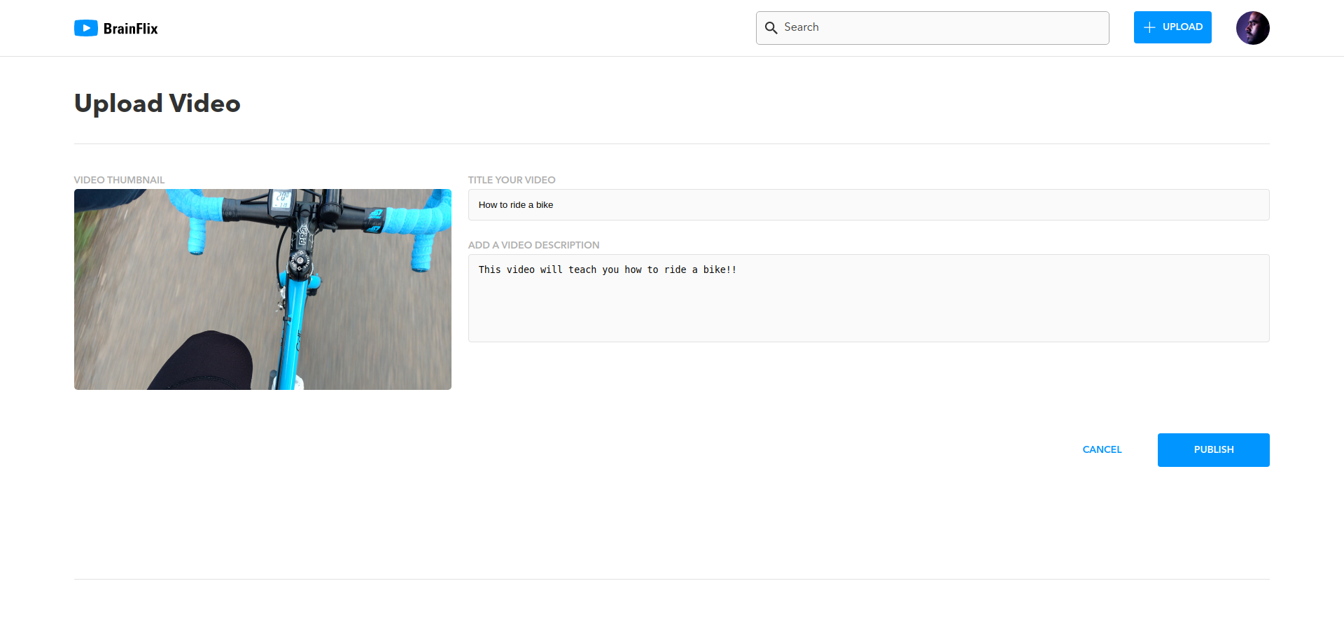 GitHub - jshin26/JessicaShin-brainFlix: A video platform full-stack app using React and Node Express