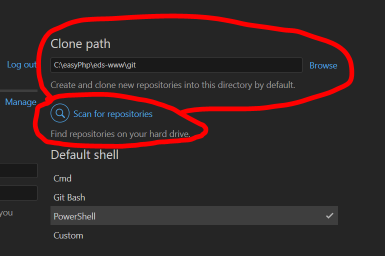 Default clone path option and import of existing repos · Issue #4452 · desktop/desktop · GitHub