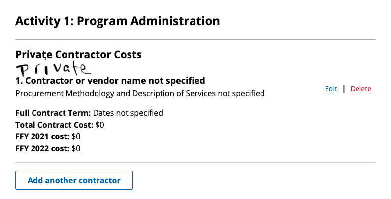[Dev] Improve field labels and help text on private contractor page · Issue #2940 · Enterprise ...