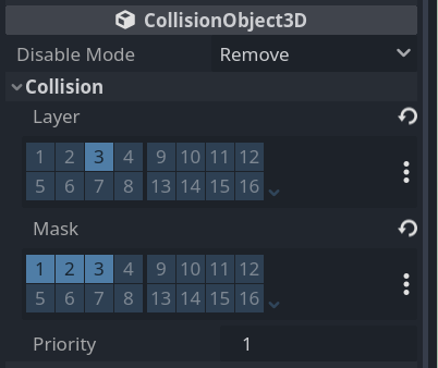GridMap (3D) collision settings missing collision_priority property · Issue #70302 · godotengine ...