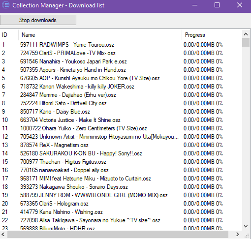 Download all missing maps not working · Issue #21 · Piotrekol/CollectionManager · GitHub