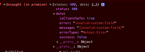 [Regression] LiveChat Custom Field Endpoint does not exist · Issue #350 · RocketChat/Rocket.Chat ...