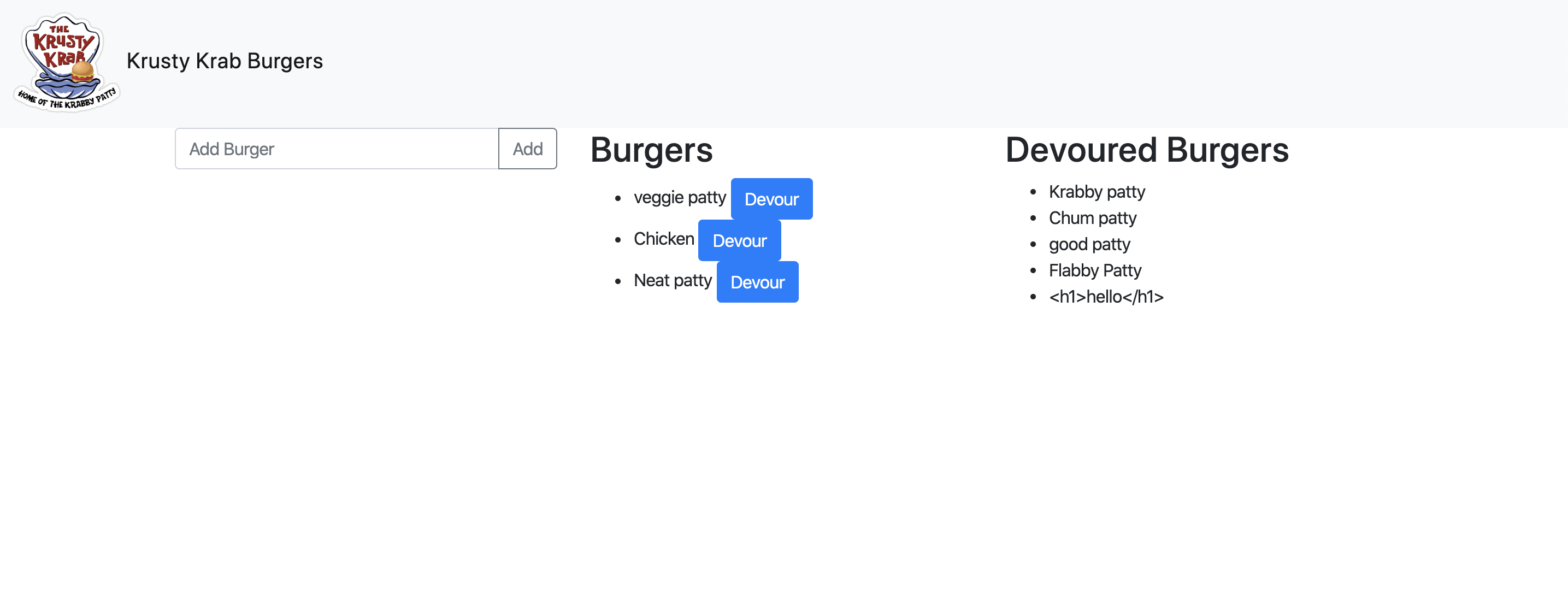GitHub - nathan-gianelli/Burger-app