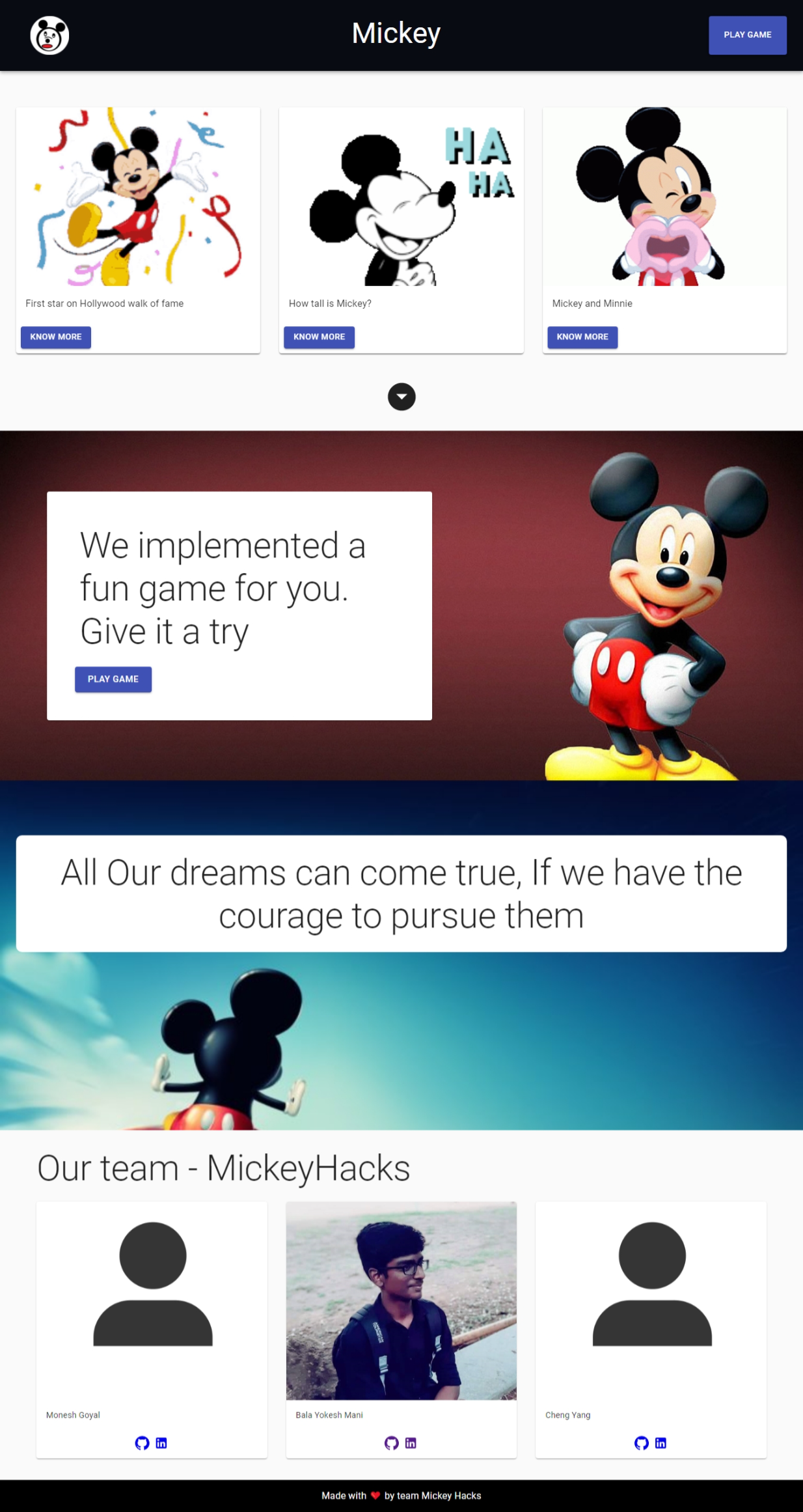 GitHub - balayokesh/mickey-hacktoon: This is a website made for ...