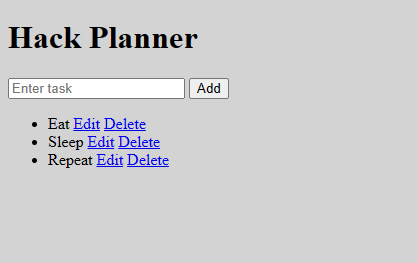 GitHub - balayokesh/HackPlanner: Hack planner using Flask