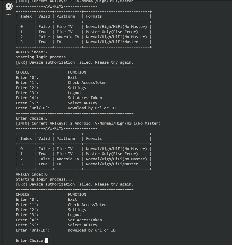 [BUG] Can't sign in with my access token (update) · Issue #831 · yaronzz/Tidal-Media-Downloader ...