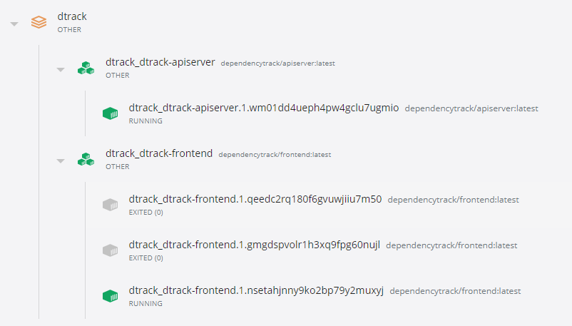 unable to stop container · Issue #928 · DependencyTrack/dependency-track · GitHub
