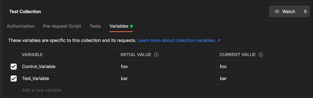 Upon Launching Postman All Collection Variables Are Enabled By Default · Issue 10310