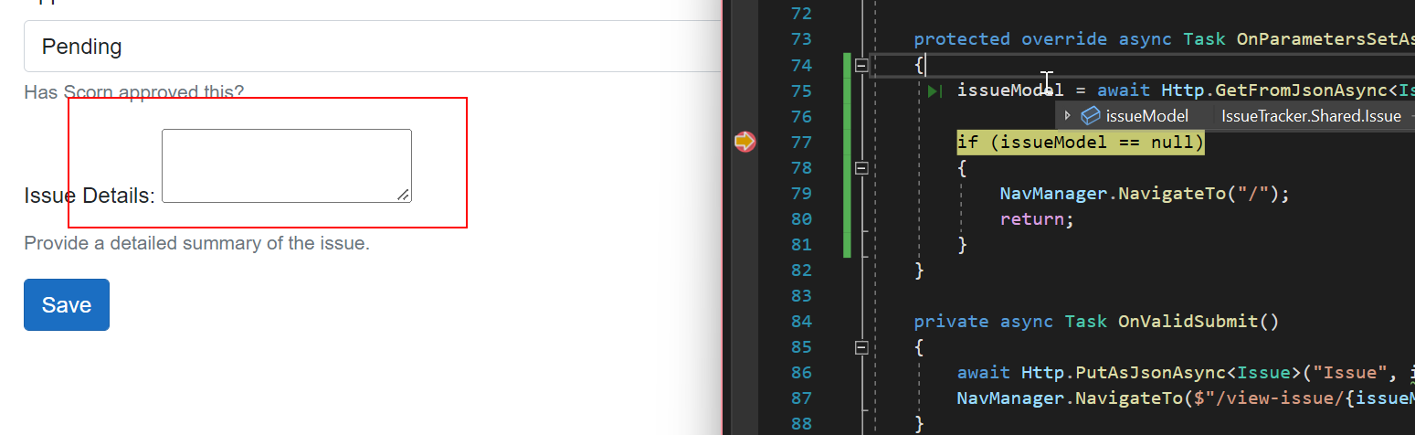 Markdown exception when binding on first use · Issue #3545 · Megabit/Blazorise · GitHub