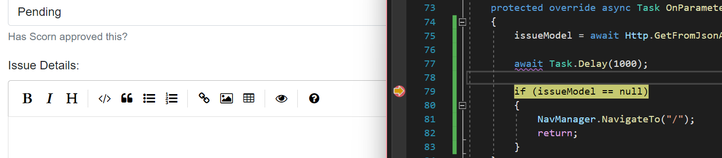 Markdown exception when binding on first use · Issue #3545 · Megabit/Blazorise · GitHub