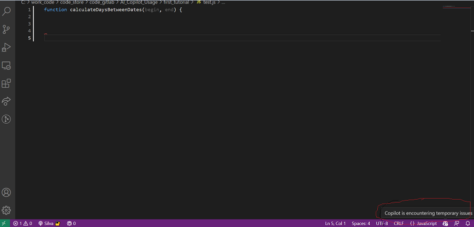 How to check issue log when "Copilot is encountering temporary issues" · community · Discussion ...