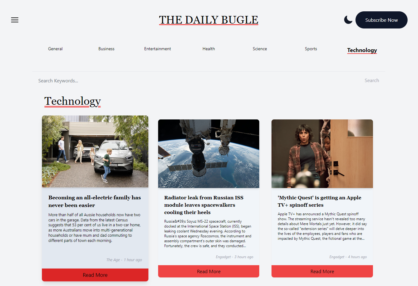 GitHub - calebthecurious/daily-bugle-app