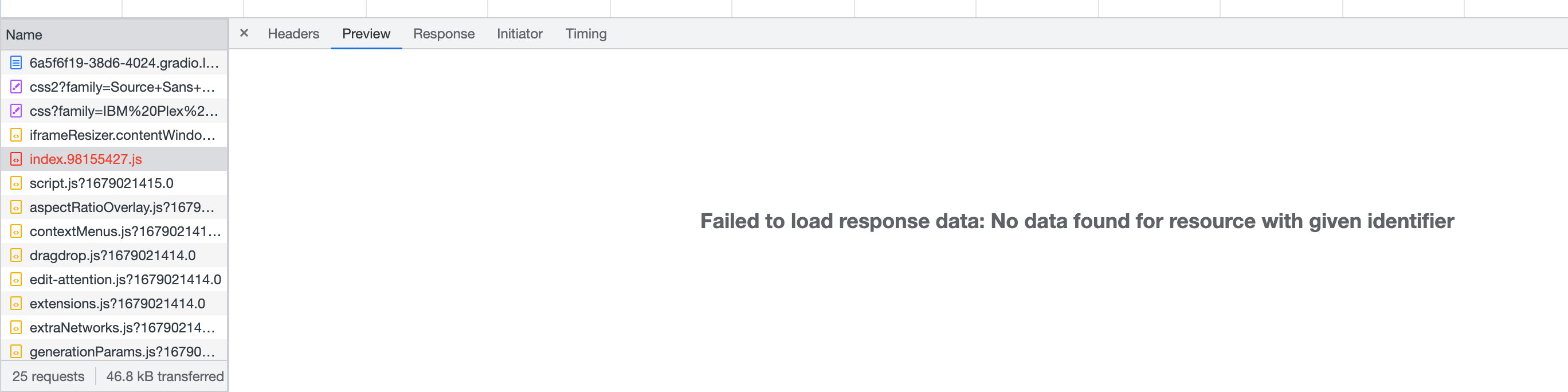 Bug Cant Open Gradio Linkdue To Missing Indexjs · Issue 8693