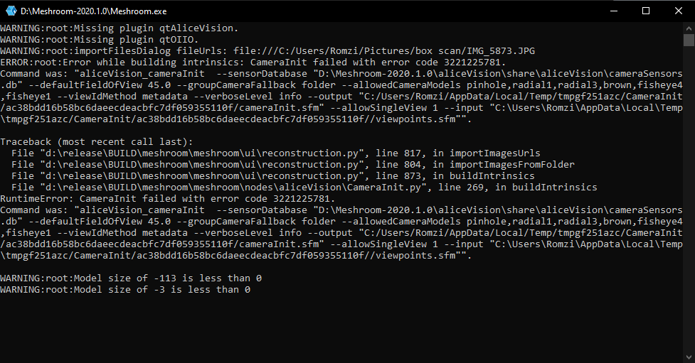 [bug] Missing plugins in windows · Issue #1123 · alicevision/Meshroom · GitHub