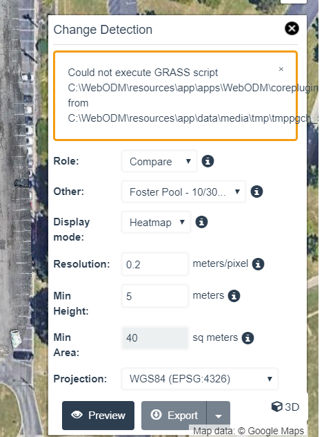 Error in Change Detection plugin (could not execute GRASS script changedetection.py) · Issue ...