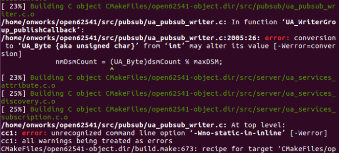 PubSub Problem: Error to build PubSub with make command · Issue #3350 · open62541/open62541 · GitHub