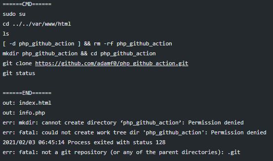 Permission denied · Issue #101 · appleboy/ssh-action · GitHub