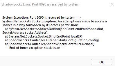 Unable to start Shadowsocks · Issue #3301 · shadowsocks/shadowsocks-windows · GitHub