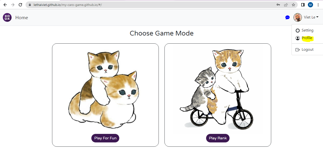 GitHub - lethaiviet/web-caro-game-client