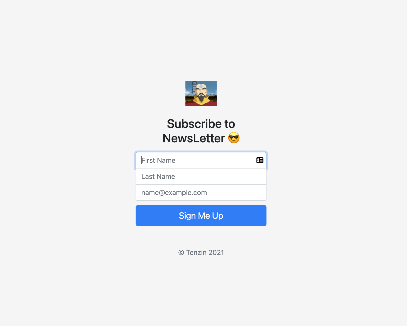 GitHub - tennam67/NewsLetter-Subscription-Form-: Simple news letter subscription form using ...