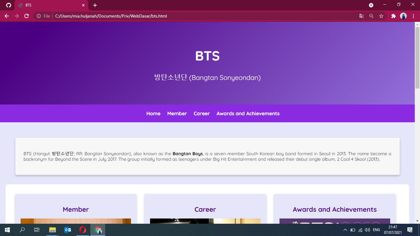 GitHub - miahljnh97/DasarPemrogramanWeb: Ini adalah submission untuk tugas "Belajar Dasar ...