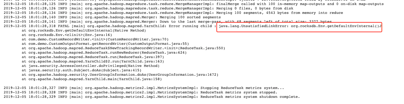 rocksdbJava : java.lang.UnsatisfiedLinkError: org.rocksdb.Env.getDefaultEnvInternal() · Issue ...