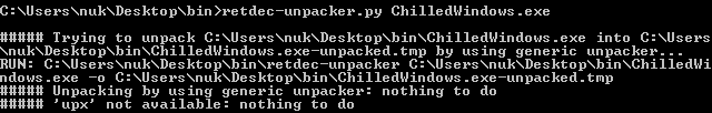'upx' not avaliable: nothing to do · Issue #688 · avast/retdec · GitHub
