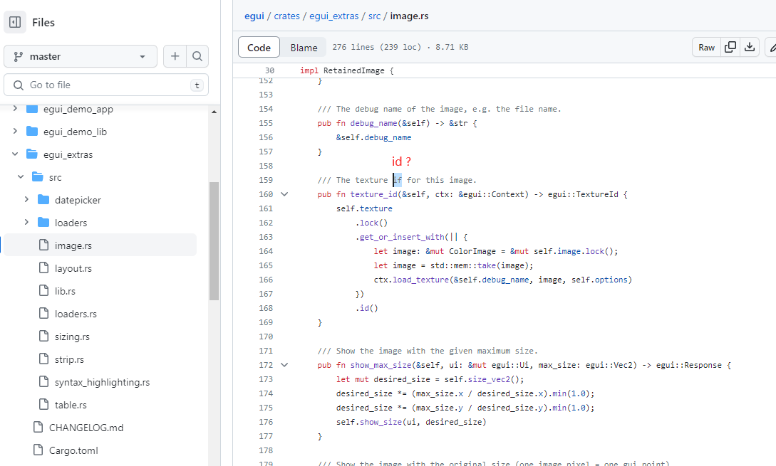 a typo, maybe · Issue #3346 · emilk/egui · GitHub